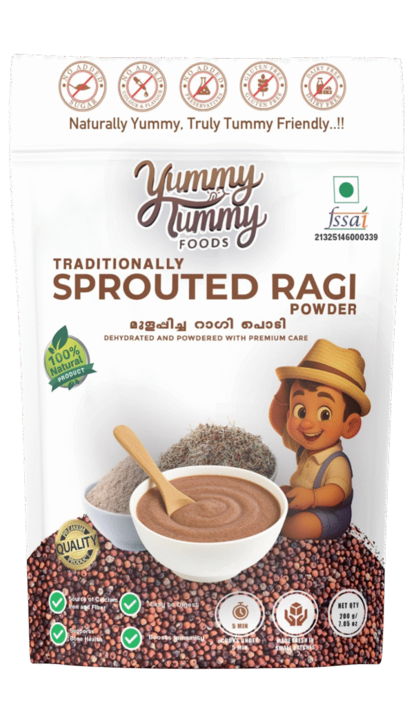 Sprouted Ragi Powder – Yummy Tummy Foods